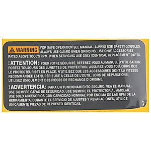 Bosch Parts 1601118249 Label-Caution SO