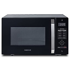 Farberware FM11VABK 1.1 Cu. Ft. Smart Voice Activated Microwave, Black