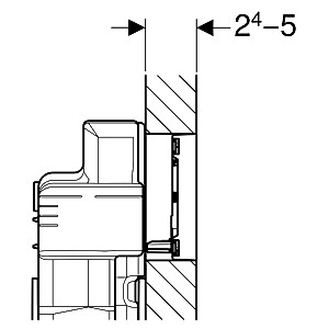 Geberit 115.640.GH.1 Toilets and Bidets, Grey