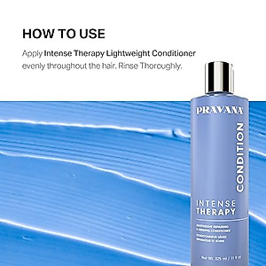 PRAVANA Intense Therapy Conditioner | Lightweight Repairing & Mending | Restores & Nourishes Damaged Hair | Proven to Reduce Breakage | Strengthens, Hydrates, Softens | 33.8 Fl Oz