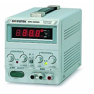 Instek GPS-3030D 90W Single-Output Linear DC Power Supply with 0.5" Digital LED screen, 30V DC, 3 Amp