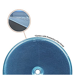 Supply Giant Wall Cleanout Cover Plate, 10-Inch, Stainless Steel, Chrome