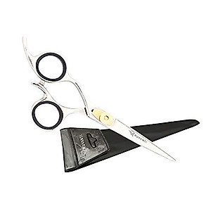Ruvanti Left Handed Hair Cutting Scissors 6.5” - Professional Shears, Sharp Hairdressing/Haircutting Scissors for Men/Women