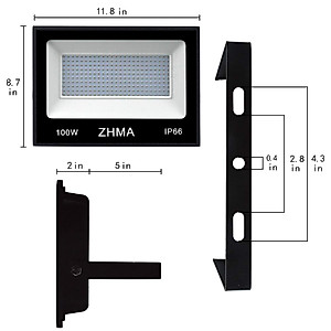 100W Black Lights Flood Light,Blacklight with Plug and Switch for Glow Party Large Space,IP66 Waterproof LED Black Lights for Fluorescent Poster,Halloween,Body Paint,Wedding.1 Pack