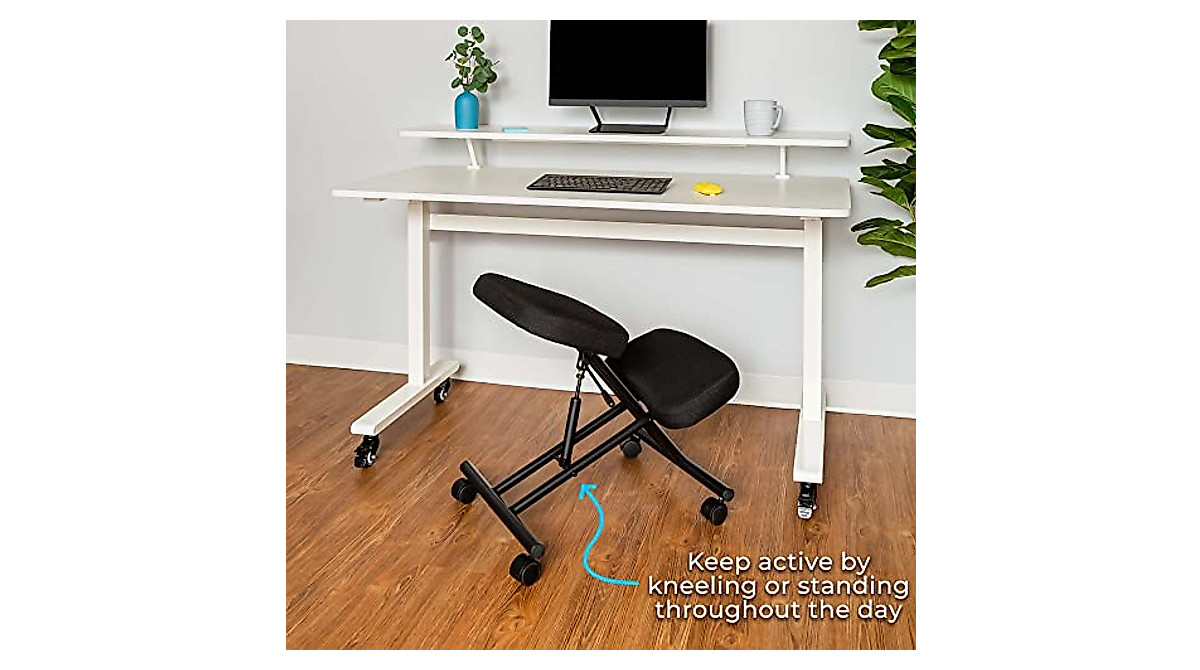 ProErgo Pneumatic Ergonomic Kneeling Chair for Better Posture