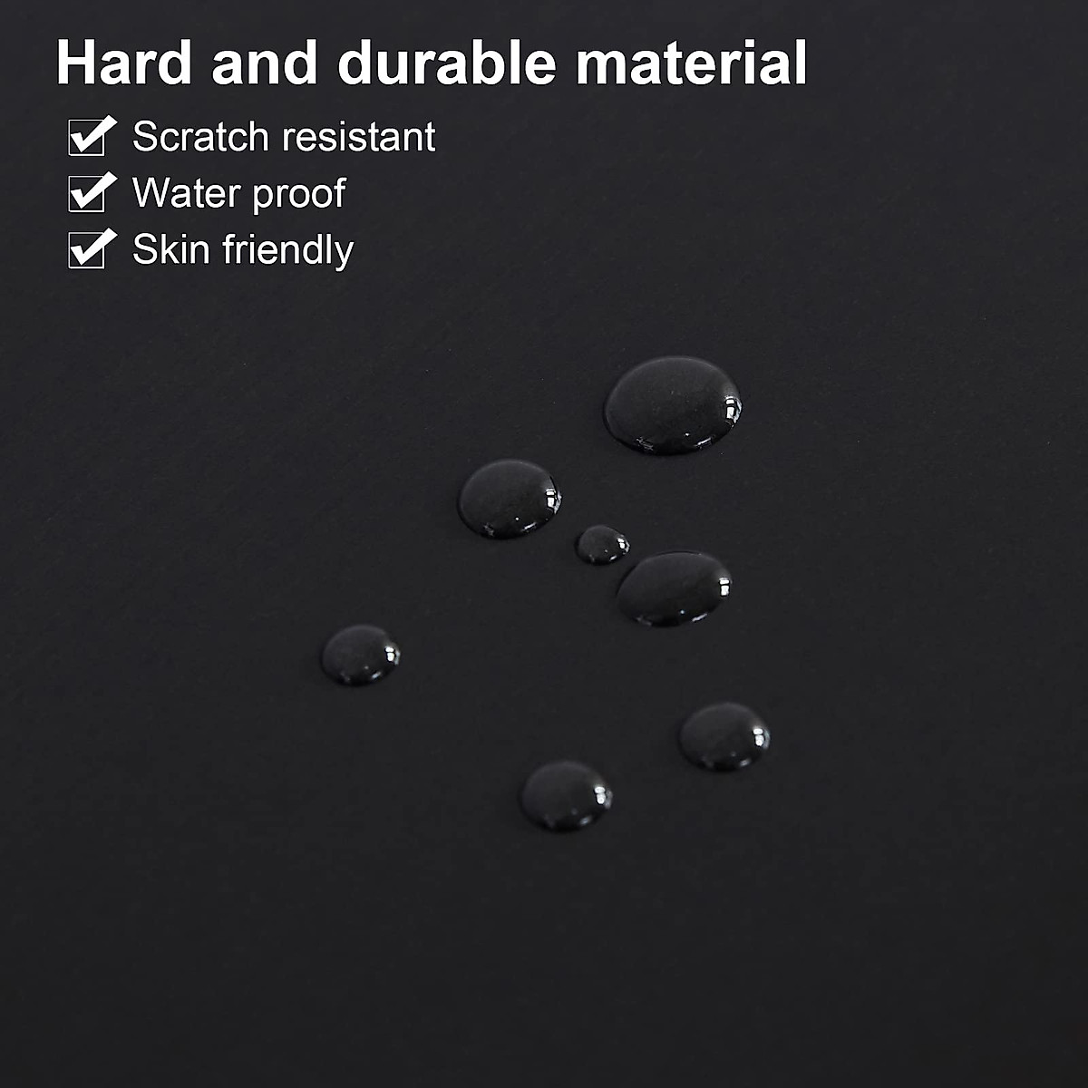 3 Drawer File Cabinet Drawers Chest, Wood Storage Cabinet with Wheels, Drawer Mobile File Cabinet Rolling File Pedestal Small Filing Cabinets for Home Office Bedroom Makeup Dresser by Soohow Black