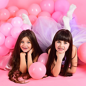 600 Pcs Pink Balloons Different Sizes Latex Balloons 18/10/ 5 Inch Gradient Pink and White Balloons DIY Balloon Arch Garland Kit for Wedding Bridal Shower Engagement Party