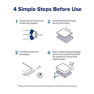 Olee Sleep Queen Mattress, 8 Inch Gel Memory Foam Mattress, Gel Infused for Comfort and Pressure Relief, CertiPUR-US Certified, Bed-in-a-Box, Medium Firm, Queen Size