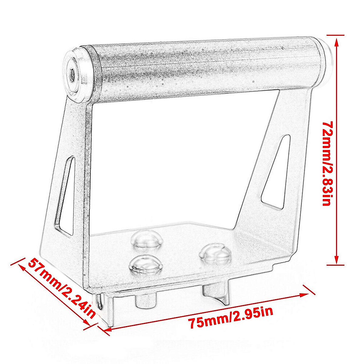 aqxreight Navigation Bracket, Motorcycle Navigation Bracket GPS Phone Stand Holder Fit for 79 /R/ADV 219-221