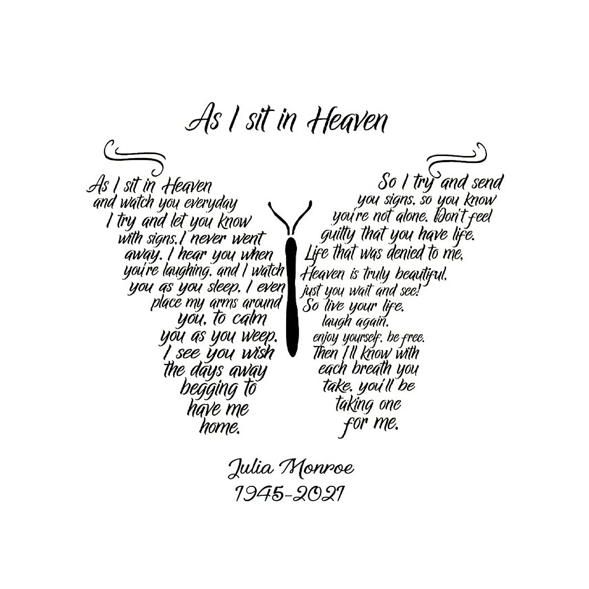 Personalized Photo Memorial Lantern Lamp Sympathy Lantern Bereavement Gift Loss of a Loved One (2 Photos+Date+Name #2)