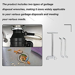 Garbage Disposer Unjamming Wrench/WRN-00 Garbage Disposal Wrench Tool - designed to dislodge jams or clutter from above the sink