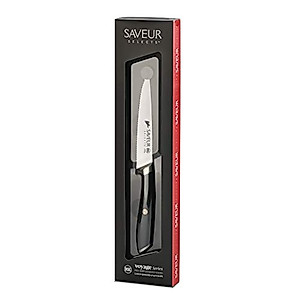 SAVEUR SELECTS 1026238 German Steel Forged 5" Serrated Utility Knife