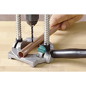 Wolfcraft 4525404 Multi-Angle Drill Guide Attachment For 1/4In. & 3/8In. Drills,Silver