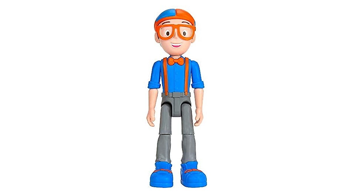 Blippi Talking Figure - 9" Articulated Toy with Sounds