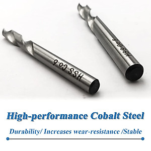 Mesee 2 Pieces HSS Spot Weld Drill Bit Set, High Speed Steel Cobalt Spot Welding Remover Tool Drill Bits Panels Separated Spotting Welder Cobalt Tips Cutter - 6mm, 8mm(1/4'', 5/16'')