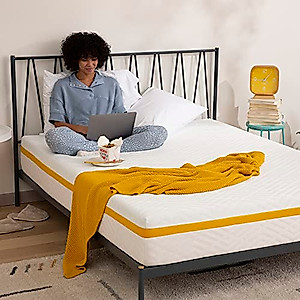 Simmons - Gel Memory Foam Mattress - 10 Inch, Twin XL Size, Medium Feel, Motion Isolating, Moisture Wicking Cover, CertiPur-US Certified, 100-Night Trial