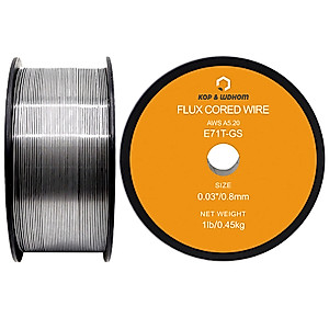 Flux Core Welding Wire 1.0 mm Mild Steel E71TGS.040-Diameter,1-Pound Spool Weld Wire for Mig Welder Accessories