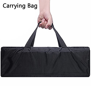 Homeon Wheels Tire Saver Ramps Rubber Material Anti-Slip Pad Design,Car Tire Wheel Ramps for Flat Spot and Flat Tire Prevention, Tire Savers for Storage with Carrying Bag, Easy to Store 4 Pack (Black)