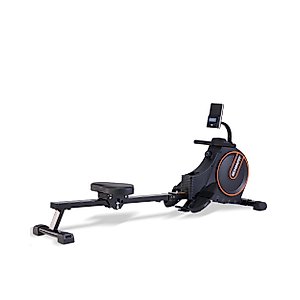 ECHANFIT Magnetic Rowing Machines for Home, LCD Monitor with Backlight and Tablet Holder, 16 Levels Adjustable Resistance, 350 LB Weight Capacity Foldable Rower for Home Gym Cardio Workout