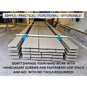 PDRS/24 - Painters Drying Rack Solution - Paint Rack - Siding - Trim - Kitchen Cabinet Doors - Doors and More! - Contractors - DIY - (24/pkg.)