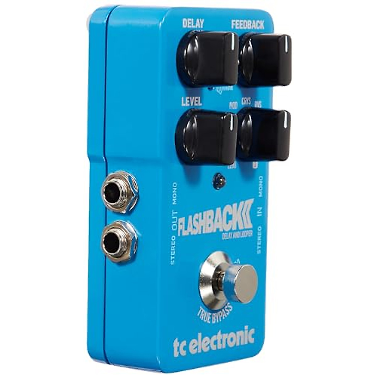 TC Electronic FLASHBACK 2 DELAY Legendary Delay Pedal with Groundbreaking MASH Footswitch, Crystal Delay Effect and Built-In TonePrint Technology, Blue