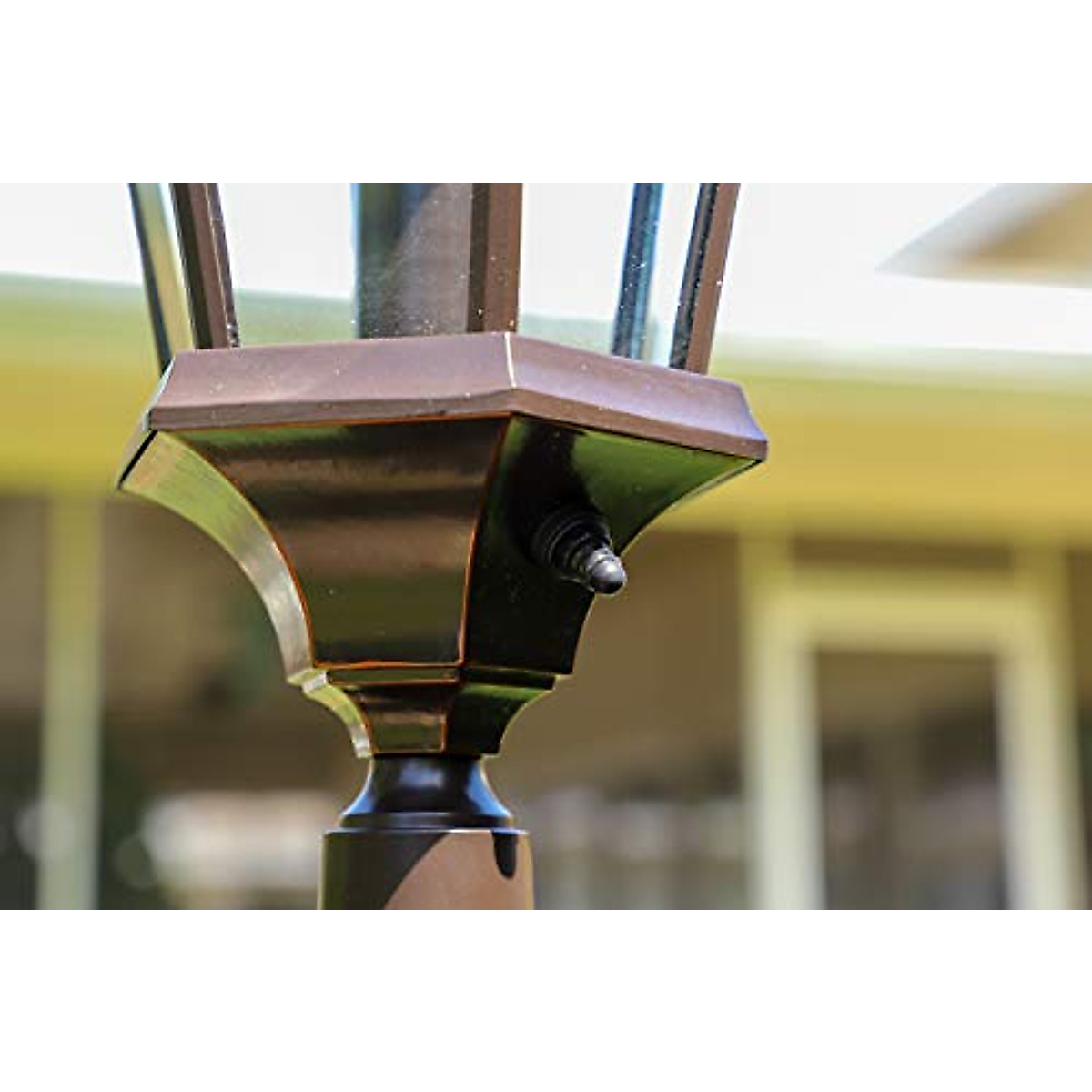 Kenroy Home 93432ORB Villa Waterproof Outdoor Lamp Post Light, Oil-Rubbed Bronze Finish