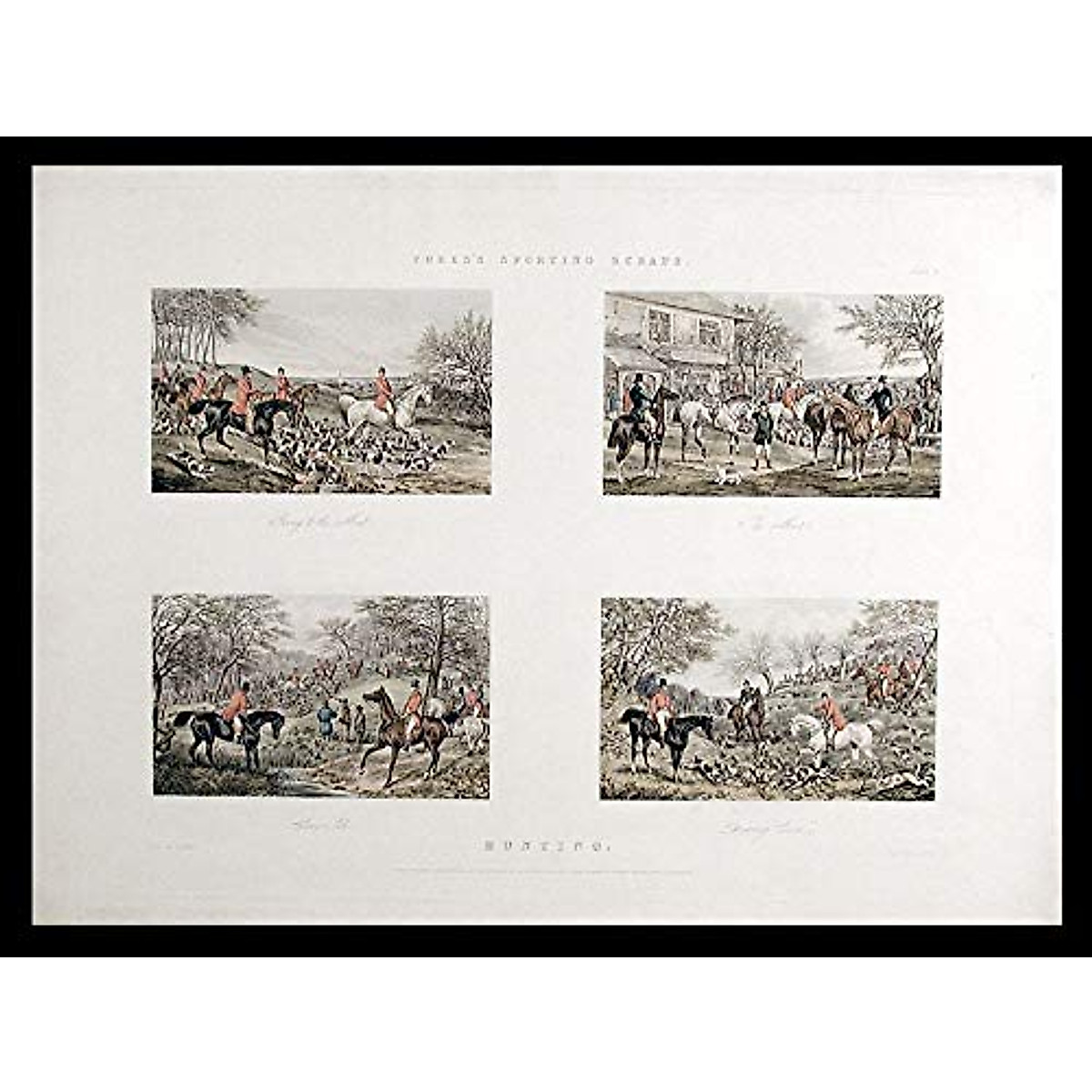 Fores's Sporting Scraps. Plate 2. Hunting