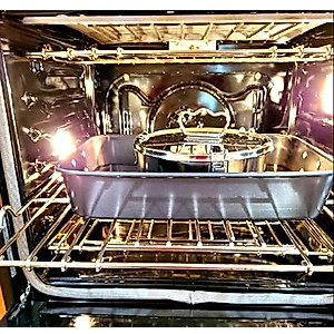 EasyShopForEveryone Stainless Steel 7.5 x 7.5 x 3.5 Inches Flan Pan, Capacity 63 fl. oz, Compatible with 6 Qt Instant Pot, 3 Inch Deep Custard Pan