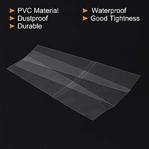 PATIKIL 155x40mm Perforated Shrink Bands, 250 Pack PVC Heat Shrink Wrap Band Fits Cap Diameter 3.74 to 3.82 Inch for Jars Cans, Clear