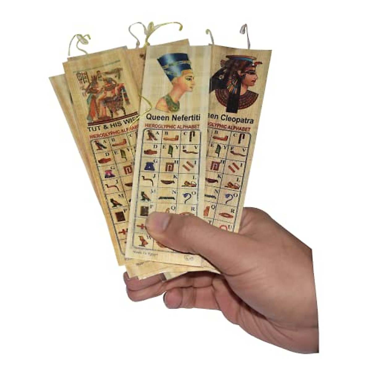 100 Large Papyrus Egyptian BOOK MARKS Original Mark LOT Wholesale