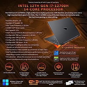 HP Victus 16 Gaming Laptop Mica Silver Intel Core i7-12700H, 16.1” FHD, 16 GB RAM, 1 TB SSD, 6GB Nvidia GeForce RTX 3060, Win 11 Home Adv, WiFi 6, 4Cell, B&OAudio, 64GB Tech Warehouse Flashdrive