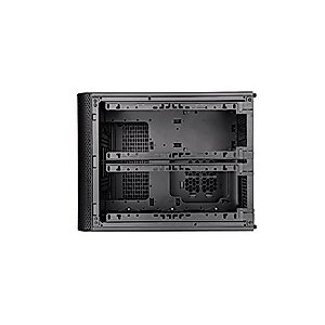 Thermaltake Core V21 SPCC Micro ATX, Mini ITX Cube Gaming Computer Case Chassis, Small Form Factor Builds, 200mm Front Fan Pre-installed, CA-1D5-00S1WN-00 Black