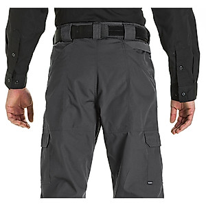 5.11 Tactical Men's Taclite Pro Lightweight Performance Pants, Cargo Pockets, Action Waistband, Charcoal, 34W x 30L, Style 74273