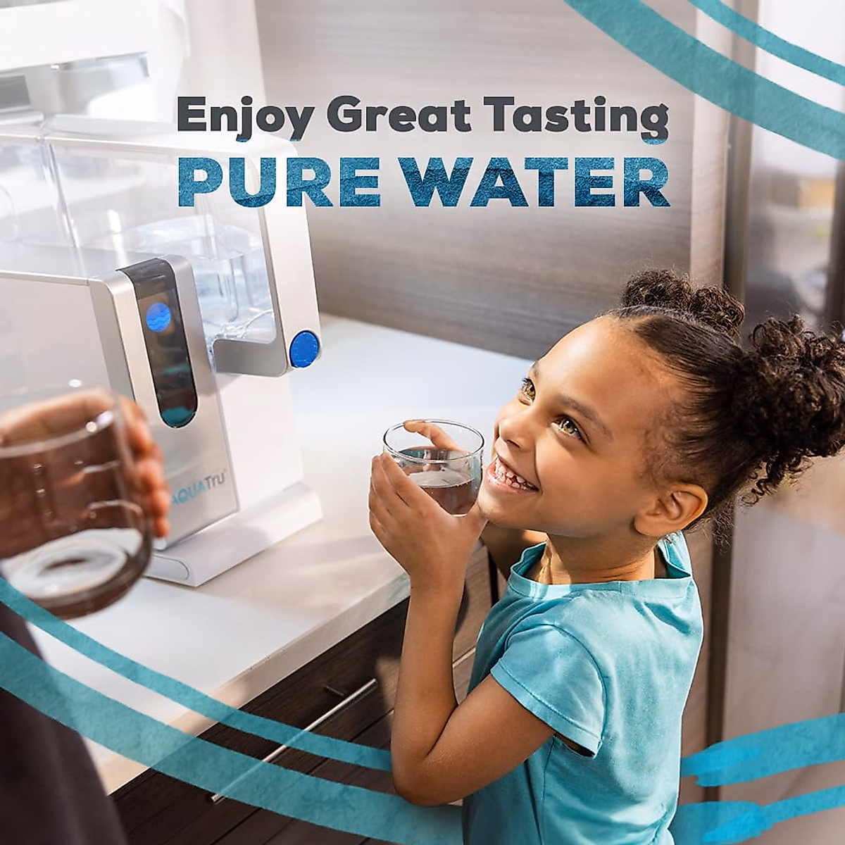 AquaTru Classic Countertop Water Filtration Purification System for PFAS & Other Contaminants with Exclusive Ultra Reverse Osmosis Technology (No Installation Required) | BPA Free (AquaTru Classic)
