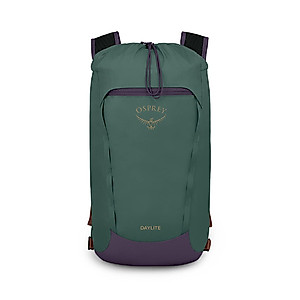 Osprey Daylite Cinch Daypack, AXO Green/Enchantment Purple