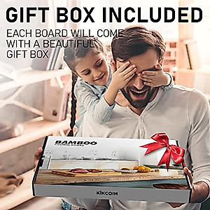 Turkey Carving Board, Heavy Duty Meat Cutting Board for Thanksgiving Bamboo Wood Butcher Block Brisket Cutting Boards with Juice Groove, Pyramid Spikes Stabilizes Steak or Turkey While Carving