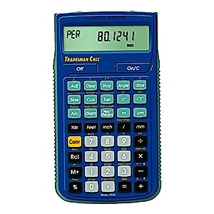 Calculated Industries 4400 TradesmanCalc Technical Trades Dimensional Trigonometry and Geometry Math and Conversion Calculator Tool for Tech Students, Welders, Metal Fabricators, Engineers, Draftsmen