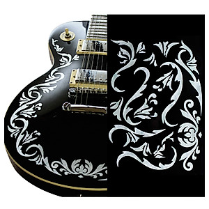 Jockomo Cowboy Fancy Vine WT Guitar Bass Inlay Sticker