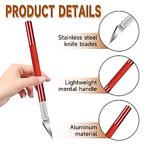 ONIYSUTWO 14 piece craft knife set, precision cutting tools, art specific hobby blades, suitable for Modeling, Carving, Precision knife for Arts & Crafts, Art Knife Exacting Knife