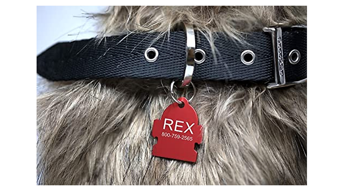 Personalized Pet ID Tags in 8 Shapes & Colors | Safe & Stylish