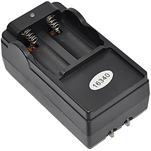 BTBAI 16340 Battery Charger AC Wall Dual Only for 3.7v li-ion CR123A RCR123A LR123A LC16340 IMR16340 BRC16340 s1a