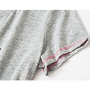 YIJIU Women's Short Sleeve Tops and Capri Pants Cute Cartoon Print Pajama Sets