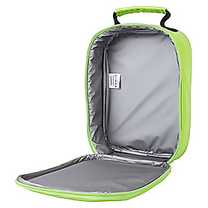 ONTESY Game Console Lunch Box Leather Reusable Lunch Bag Waterproof Thermal Insulated Mini Cooler for Boys Girls Kids Toddlers Teens for Picnic School Daycare (Green)