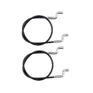 yhoparts 1501123MA Front Drive Clutch Cable for Murray Craftsman Dual 2-Stage Snow Thrower 1501123 (2-Pack)