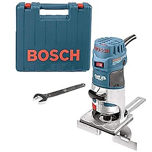 Bosch PR20EVSK-RT Colt Palm Grip 5.7 Amp 1-Horsepower Fixed Base Variable Speed Router with Edge Guide (Renewed)