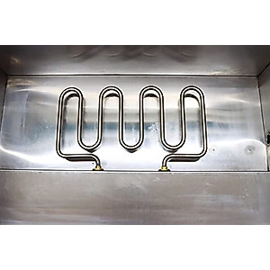 INTSUPERMAI 5 Pots Electric Commercial Food Soup Warmer Canteen Buffet Steam Heater Stainless Steel 110V 1500W 1/6 GN x4+1/3GN x1 6 inch deep Adjustable Temp Restaurants, Catering and Parties