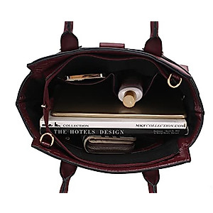 MKF Collection Satchel Bag for Women with Wristlet Wallet, Crossbody Handbag Top-Handle Purse