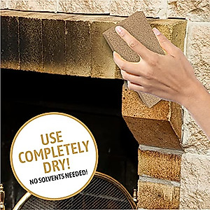 SpongeCo - Dry Cleaning Soot Eraser Sponge - Pet Hair, Smoke, Soot, Dust and Dirt Remover - 3x6x1.5 (3 Pack)