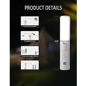 YACOM Rechargeable Camping Flashlight,Illuminate Your Adventures with 3 Lighting Modes,Camping Lantern,Camping Essentials,Portable Lantern for Camping,Emergency, Hiking,Tent,Power Outages