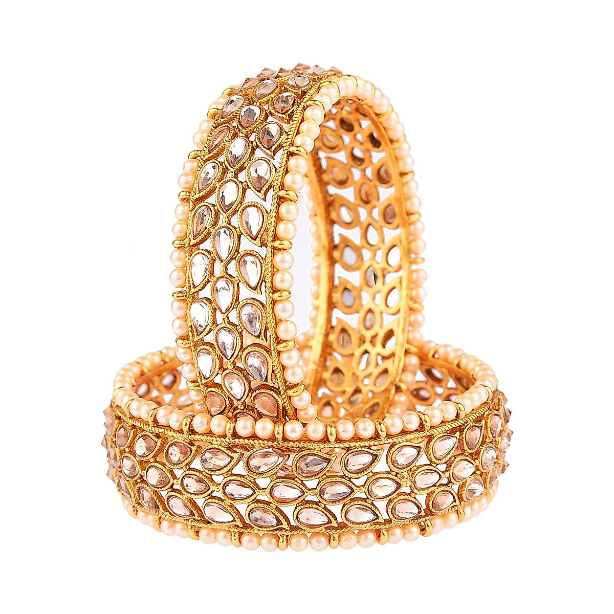 Elegant Efulgenz Indian Bangles Set for Women